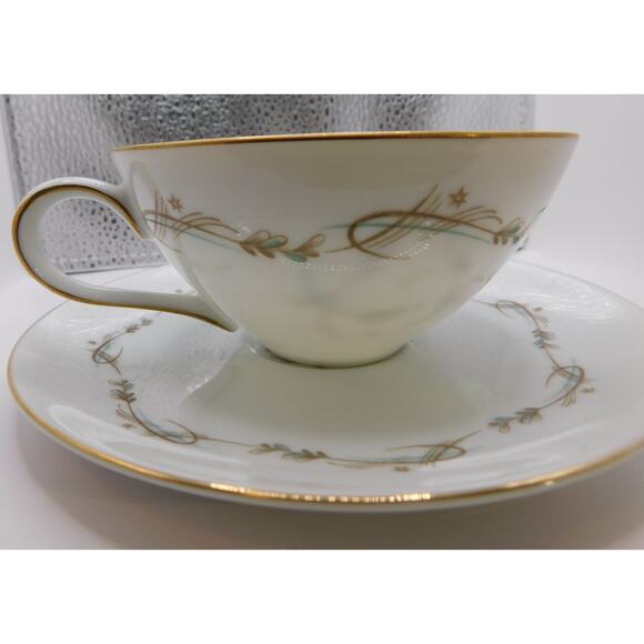 Kyoto | Dining | Kyoto Modern Scroll Cup Saucer 630 Japan Preowned ...